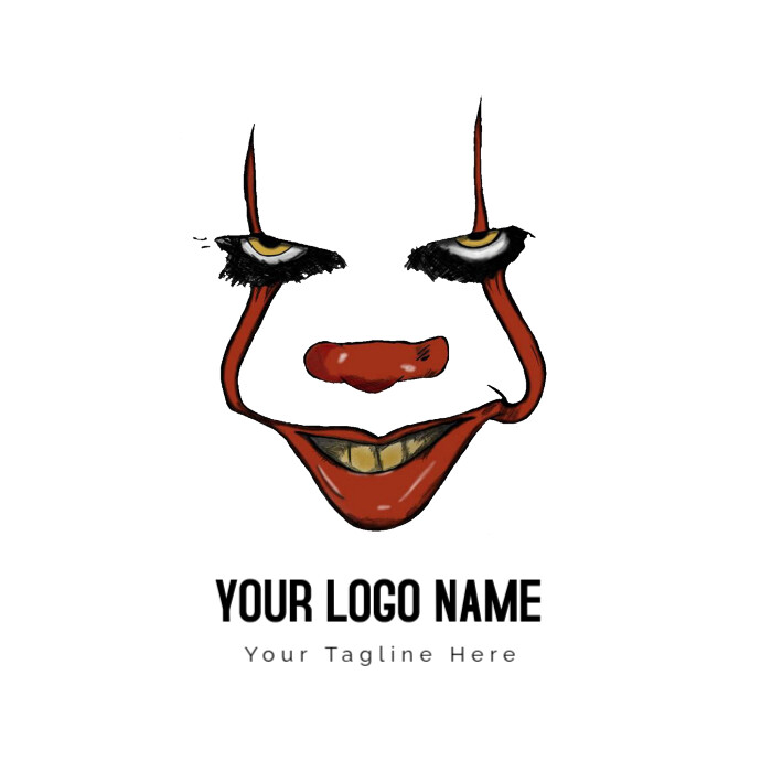 Copy of It Sticker Clown Logo | PosterMyWall