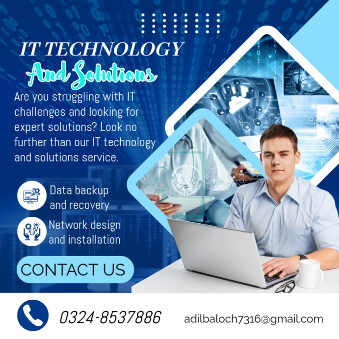 Copy of IT Technology | PosterMyWall