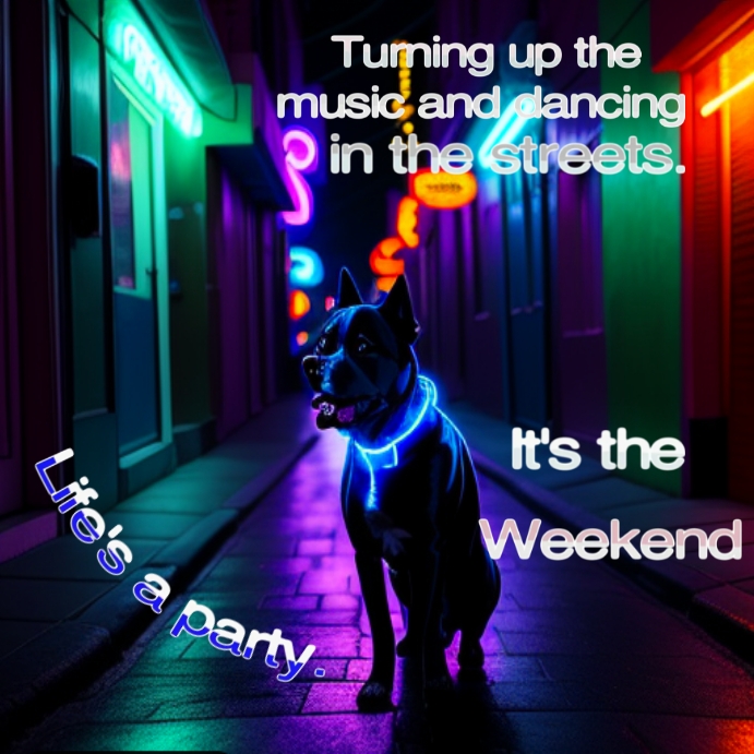 Copy of It the weekend | PosterMyWall