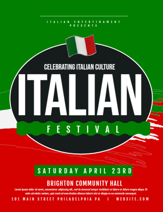 Italian festival Template | PosterMyWall
