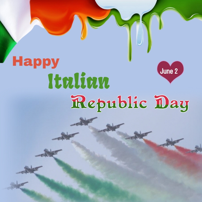 italian republic day Template | PosterMyWall