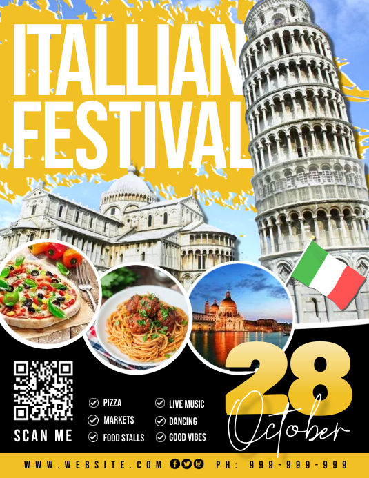 Copy of Itallian Festival Poster | PosterMyWall