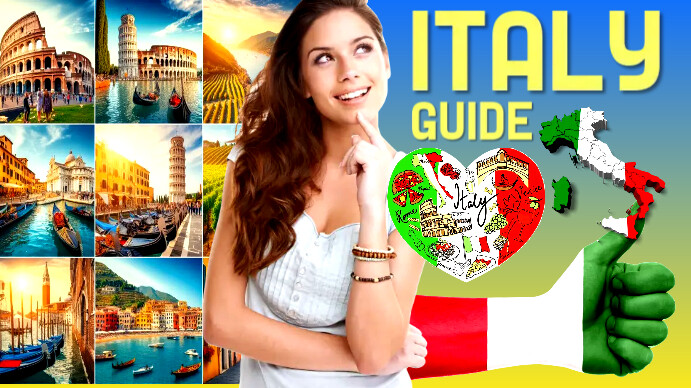 ITALY GUIDE Template | PosterMyWall