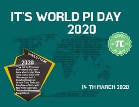 International pi day flyer post Template | PosterMyWall