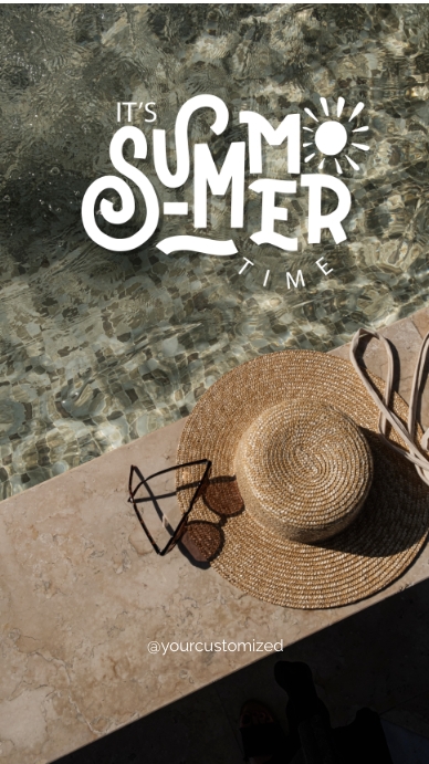 its summer time instagram story, hello summer Template | PosterMyWall