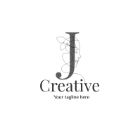 J logo design| Company logo Template | PosterMyWall