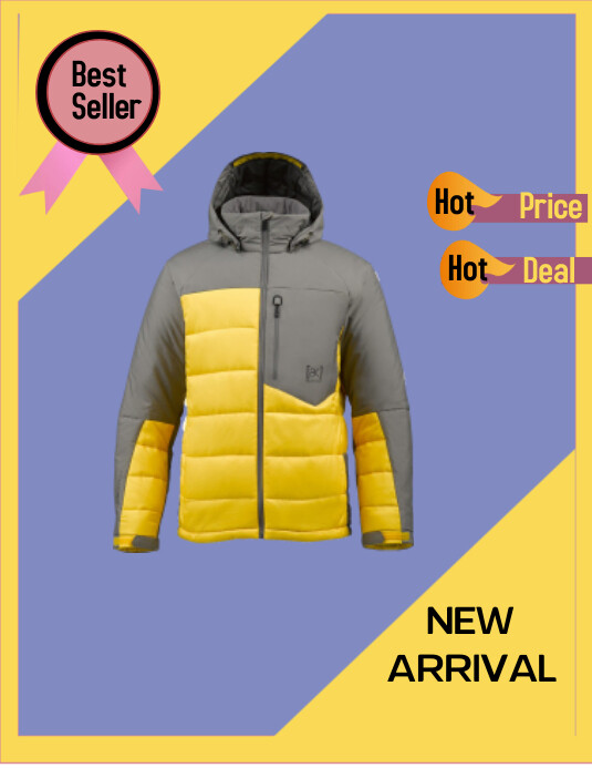 Jacket Template | PosterMyWall