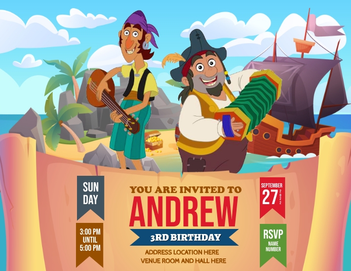 Copy of Jake and the Neverland Pirates | PosterMyWall