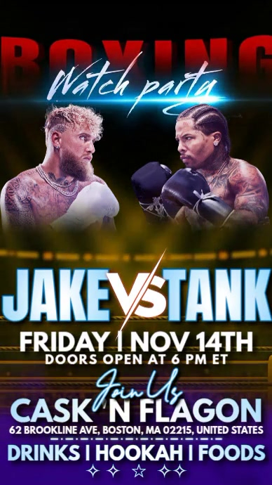Jake Paul vs Gervonta Davis Boxing Match Watch Party Instagram Story ...