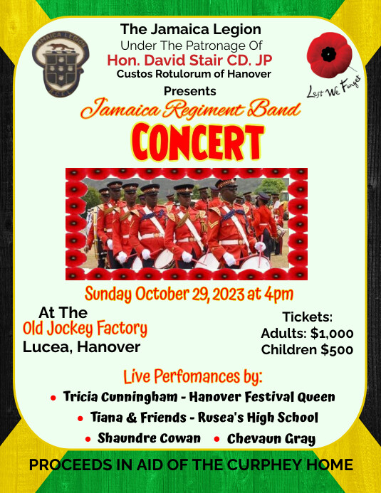 Jamaica Poppy Day Template | PosterMyWall