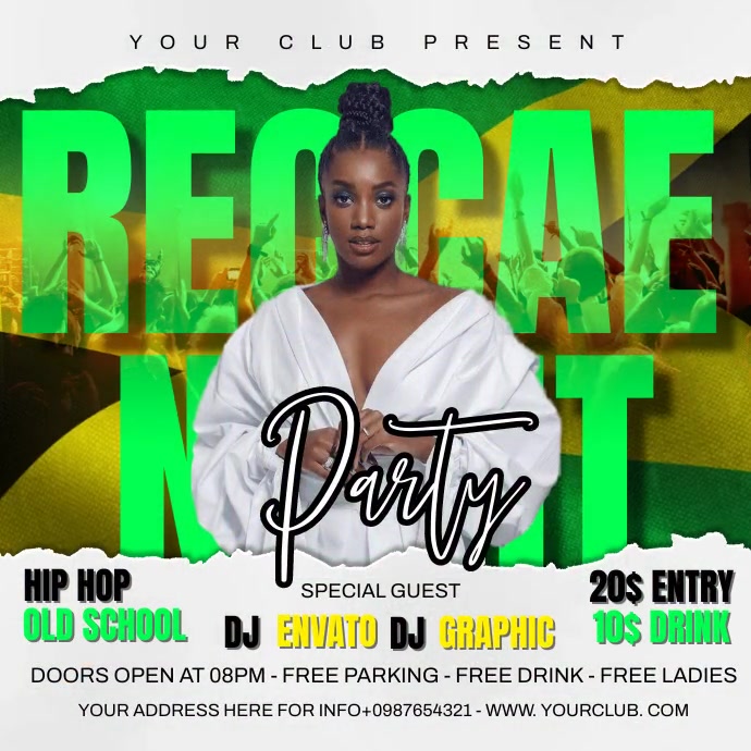 Jamaican flyer Template | PosterMyWall