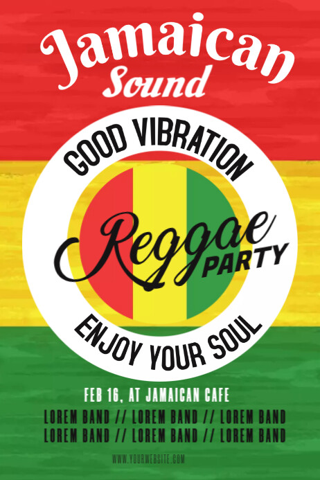 Jamaican Sound Party Template | PosterMyWall