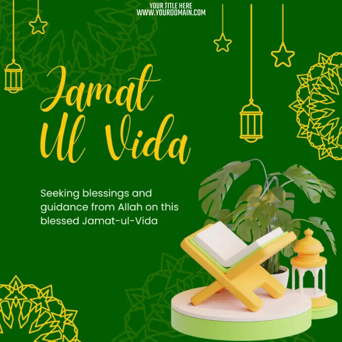 JAMAT UL VIDA Template | PosterMyWall