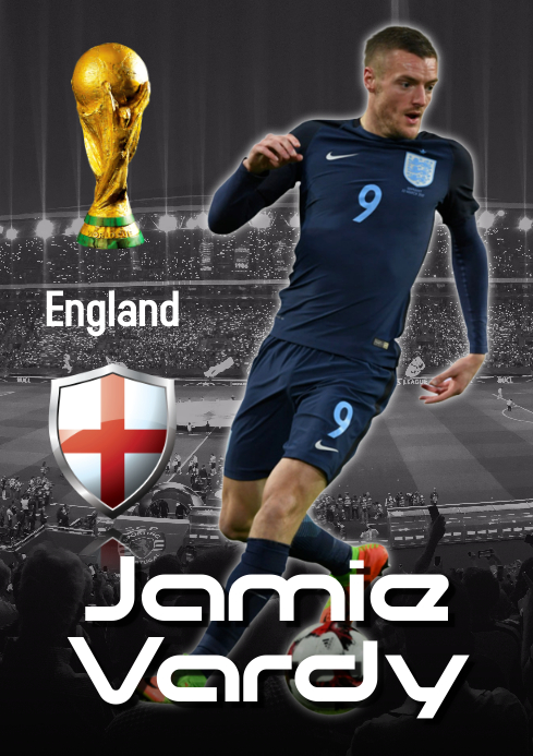 Jamie Vardy Poster Template | PosterMyWall