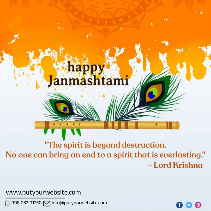 janmashtami Template | PosterMyWall