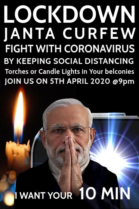 Copy of Janta Curfew Poster Template | PosterMyWall