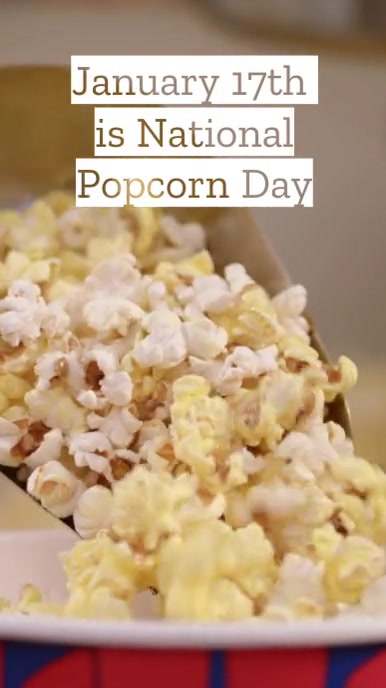 Nationale Popcorndag International Popcorn Dag Hos MovieHouse I