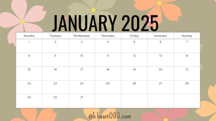 January Template | PosterMyWall