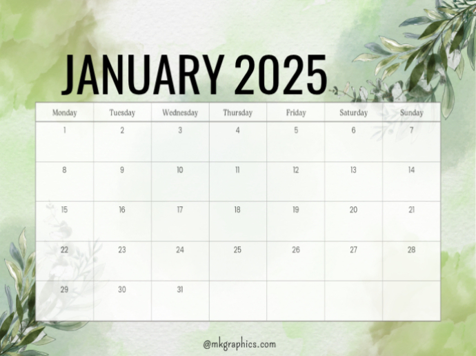 January Template | PosterMyWall