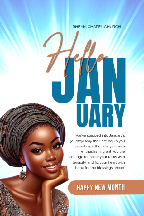 Plantilla de January | PosterMyWall