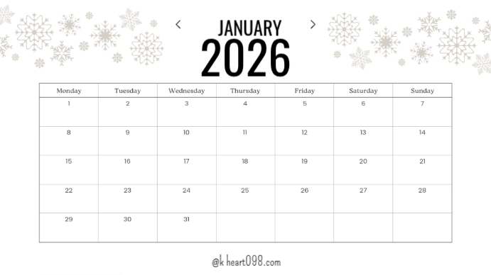 January Template | PosterMyWall