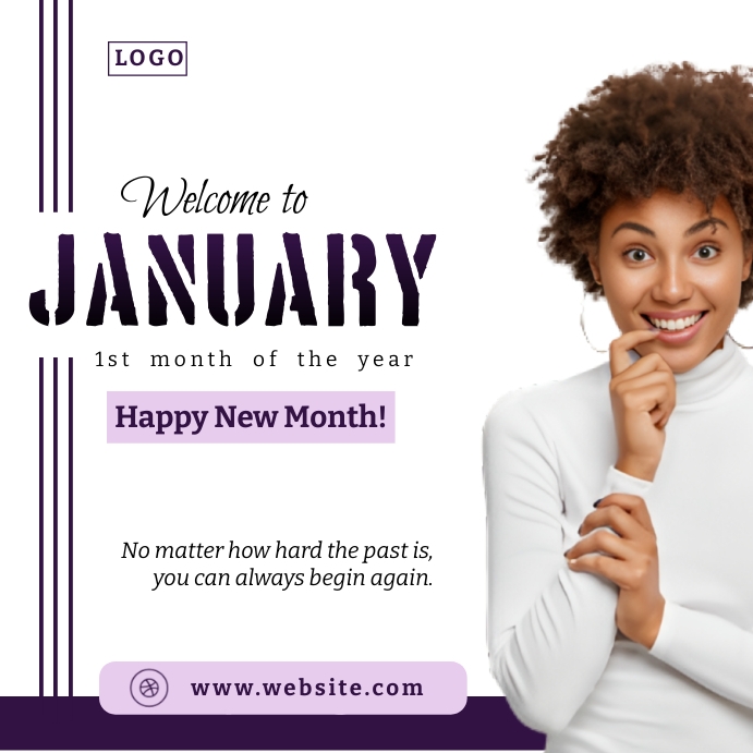 January Flyer Design Template | PosterMyWall