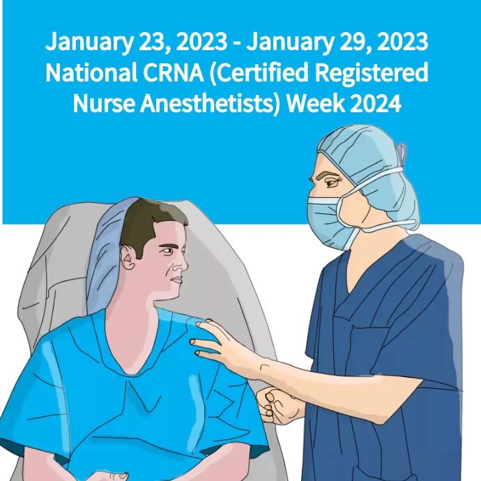 January is National CRNA (Certified Registere Template | PosterMyWall