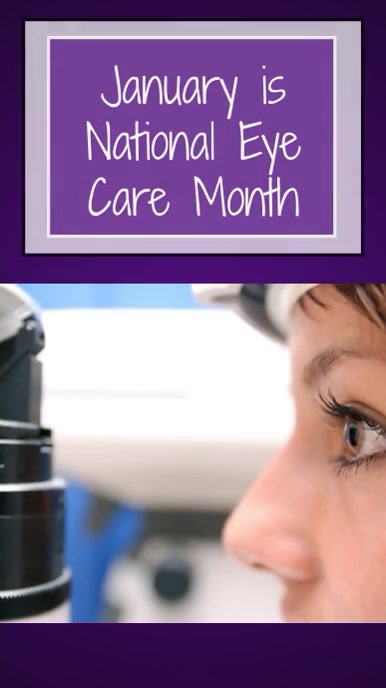 January is National Eye Care Month (1) Template | PosterMyWall
