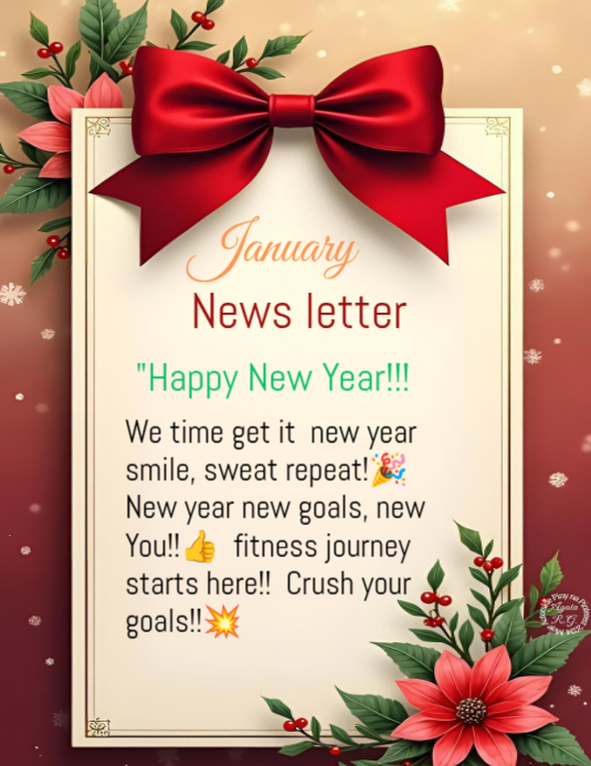 January news letter Template | PosterMyWall