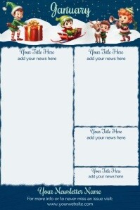 January Newsletter by Paula Template | PosterMyWall