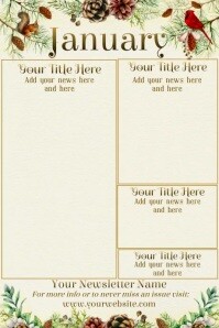 January Newsletter by Paula Template | PosterMyWall