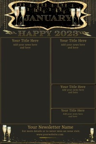 January Newsletter Template | PosterMyWall