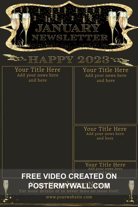 January Newsletter Template | PosterMyWall