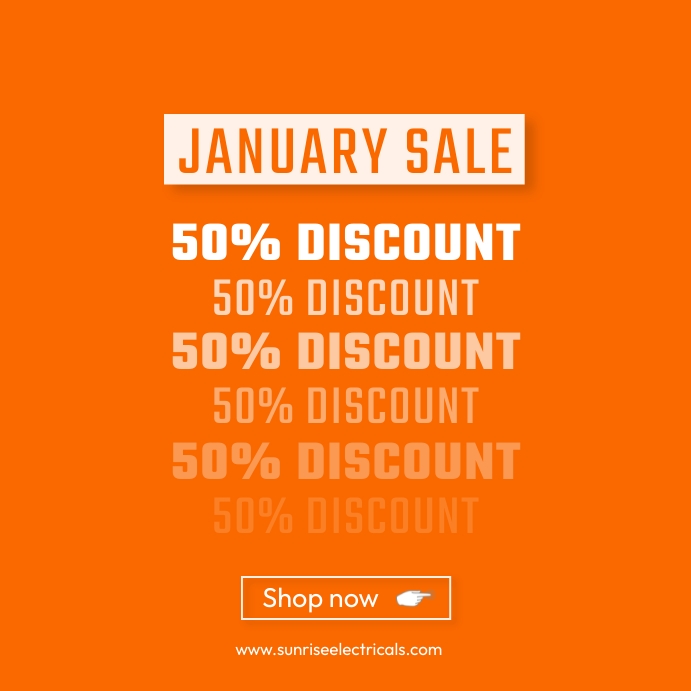 January sale Template | PosterMyWall