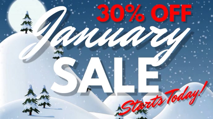 January Sale Digital Template | PosterMyWall