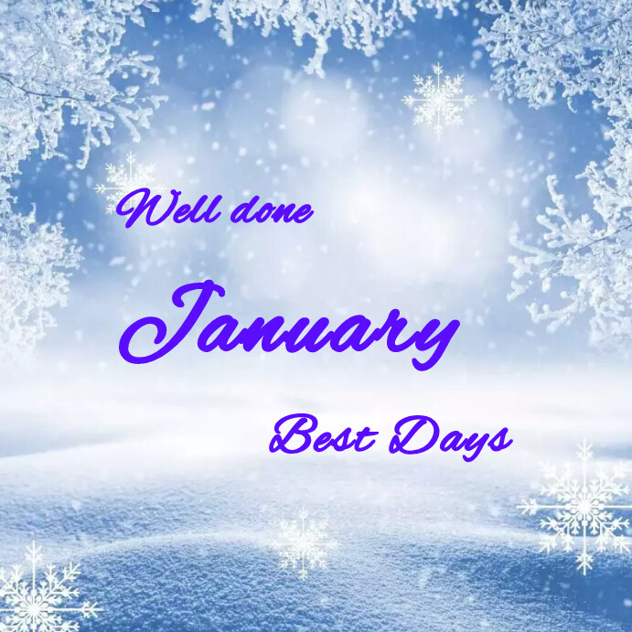 January template online greeting card | PosterMyWall