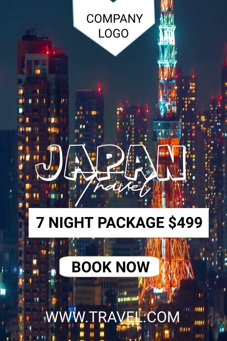 Plantilla de Japan travel' | PosterMyWall