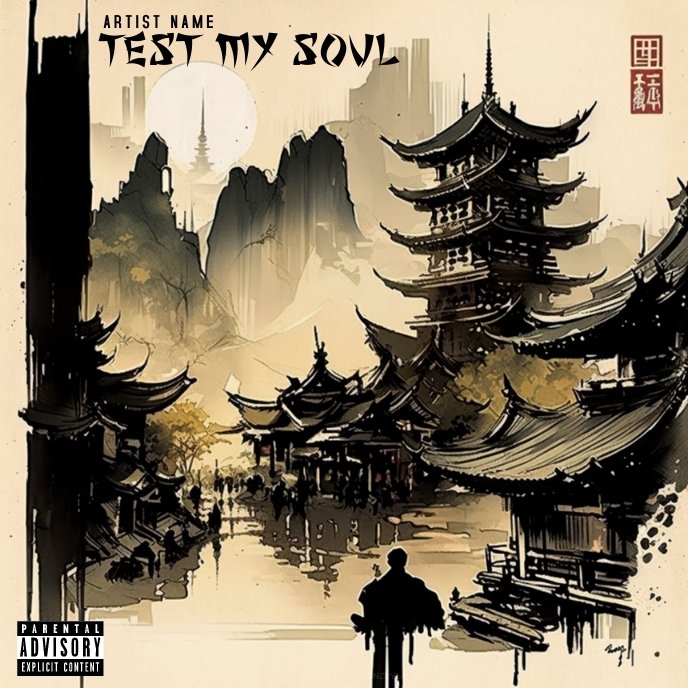 Japanese city Album Cover template | PosterMyWall