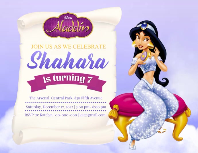 Jasmine Template | PosterMyWall