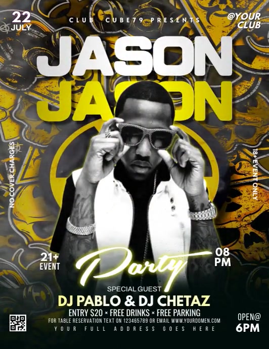 Jason party Template | PosterMyWall