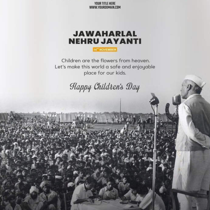 Jawahar Lal Nehru Jayanti Template | PosterMyWall