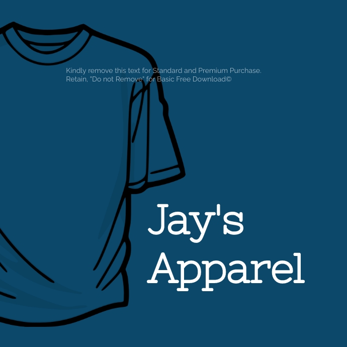 Jay's Apparel Template | PosterMyWall