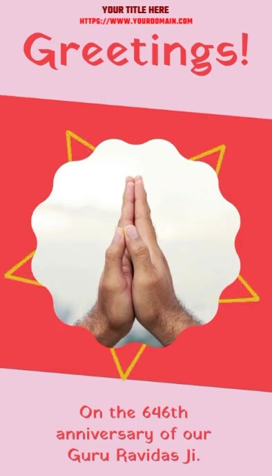 Copy of JAY RAVIDAS JAYANTI (3) | PosterMyWall