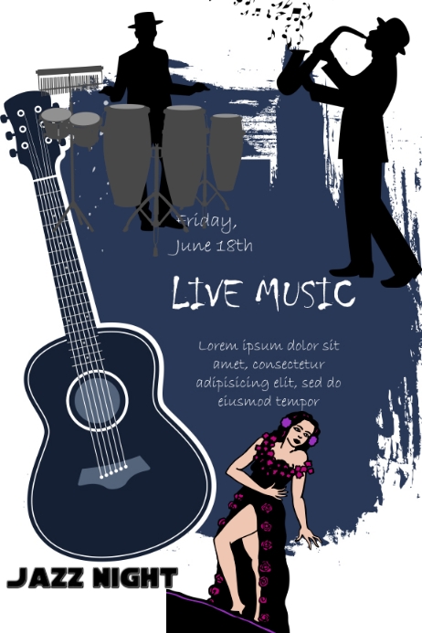 Jazz banner Template | PosterMyWall