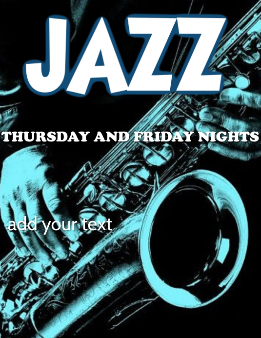 JAZZ CLUB BAR Template | PosterMyWall