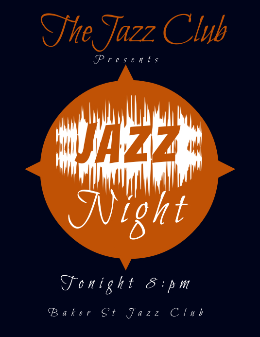 jazz club flyer template | PosterMyWall