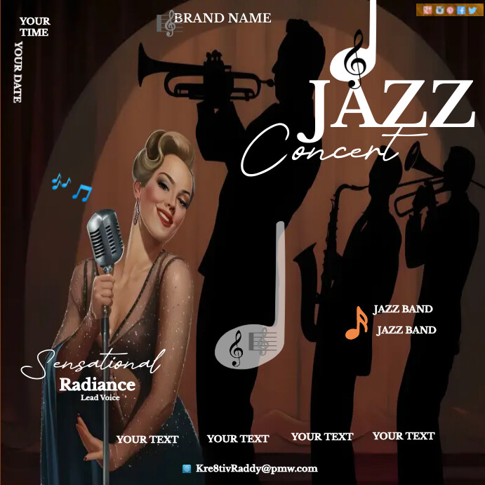 Jazz Concert Template | PosterMyWall