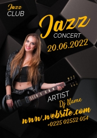 Jazz concert advertisement Template | PosterMyWall
