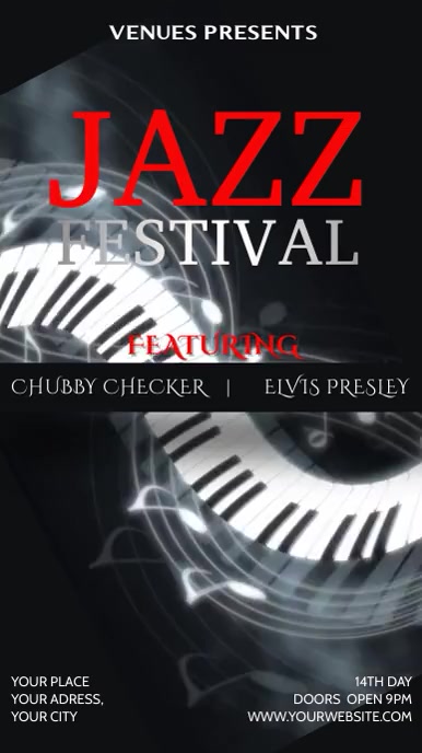 Jazz Concert Digital Template | PosterMyWall