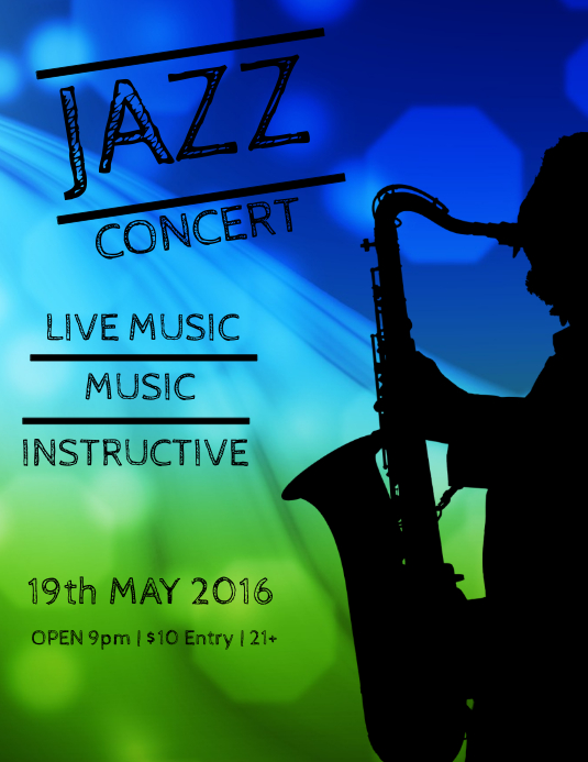 Jazz Concert Template | PosterMyWall